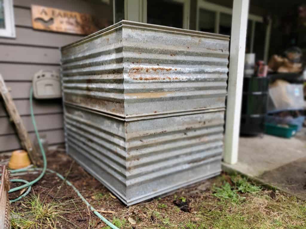 DIY Wood Box for Firewood Storage | A Farm Girl in the Making