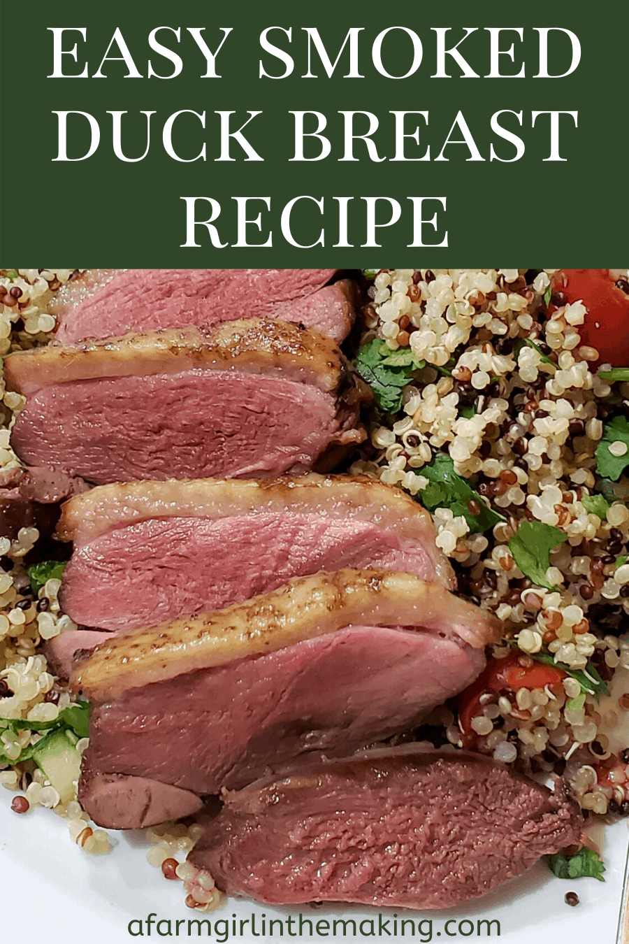 Smoked Duck Breast in an Apple Juice Brine | A Farm Girl in the Making