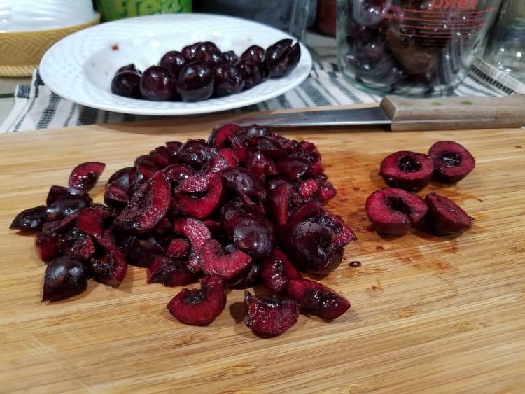 Canning Cherry Jam | A Chunky Jam Recipe | A Farm Girl in the Making