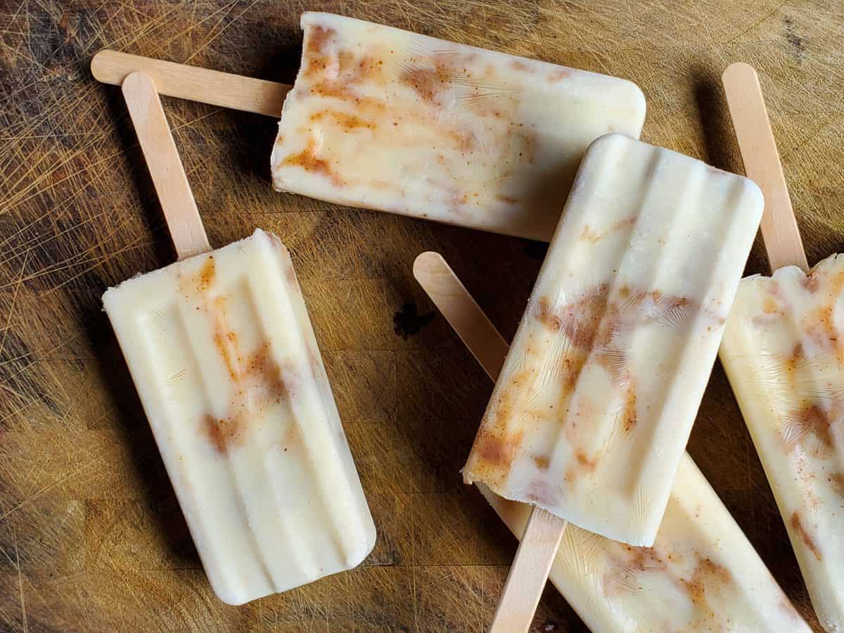 Apple Pie Popsicles using Fresh or Home Canned Apples