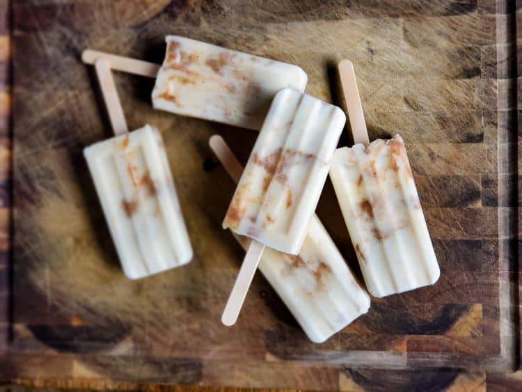 Apple Pie Popsicles using Fresh or Home Canned Apples